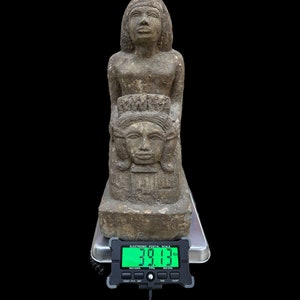Egyptian Khai-hapi Statue - Ancient Egyptian Block Statue - Heavy Hand ...