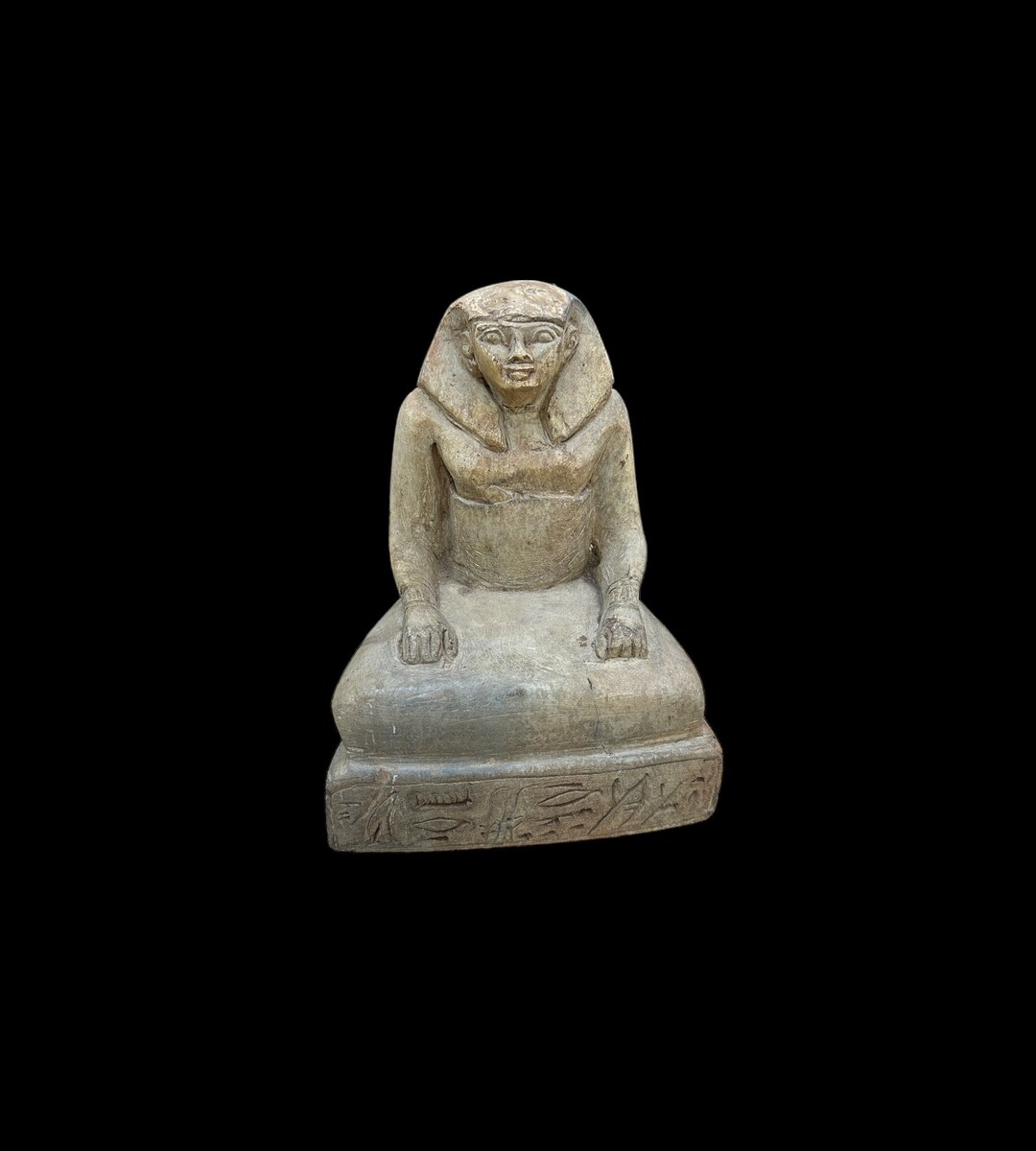 Egyptian Scribe Statue - Handcarved Egyptian Scribe Statue - Made in ...