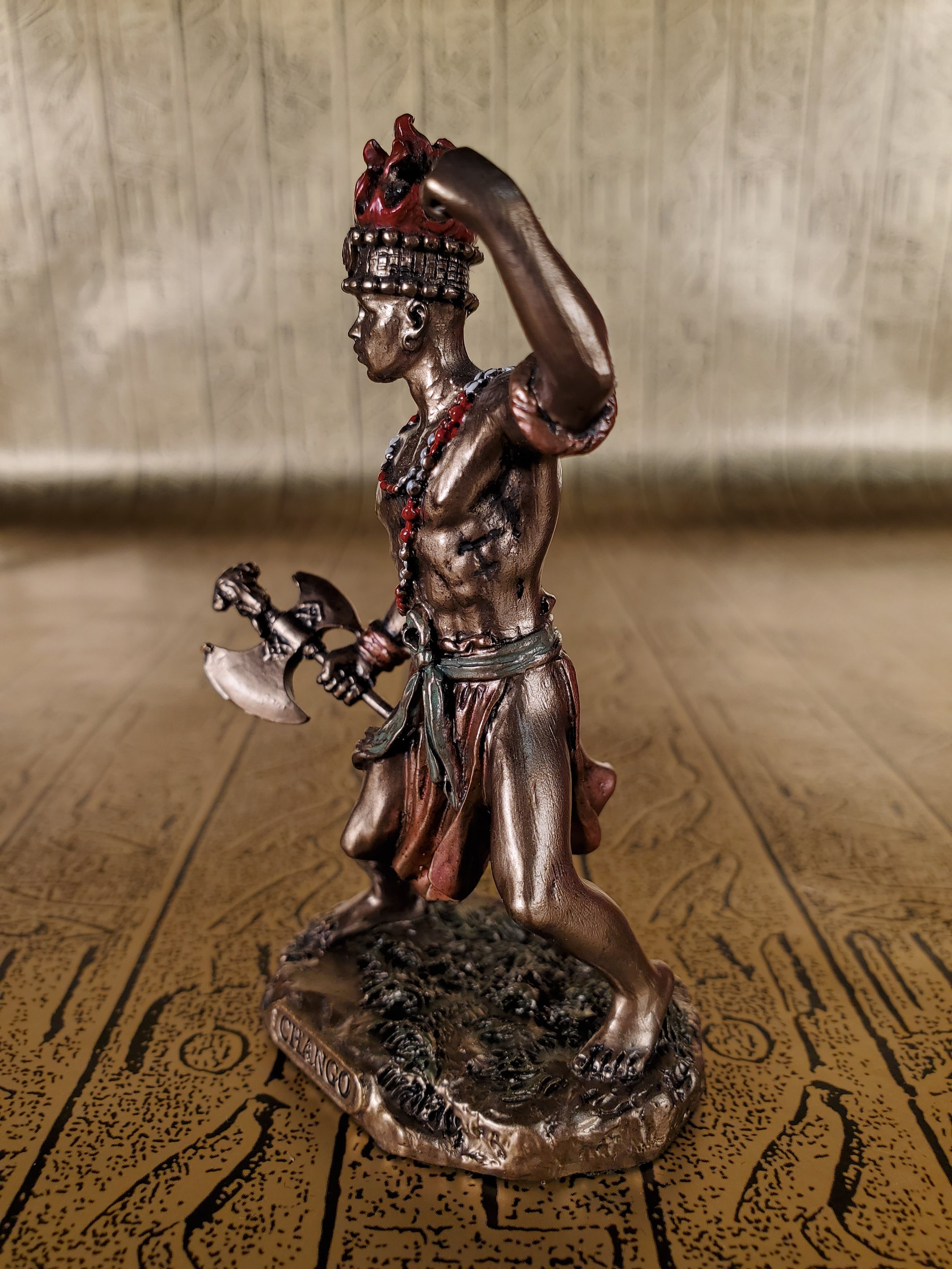 Vintage Chango Mini Statue Small Orisha Shango Yoruba - Etsy UK