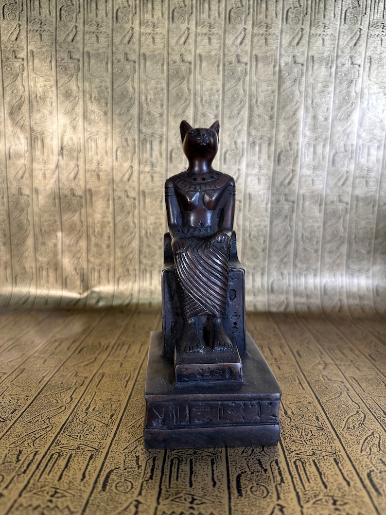 Bastet Statue Ancient Egyptian Goddess Bastet Stone State - Etsy