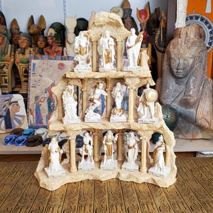 Vintage Ancient Greek Gods & Goddesses Mini Statues Set of 12 - Greek ...