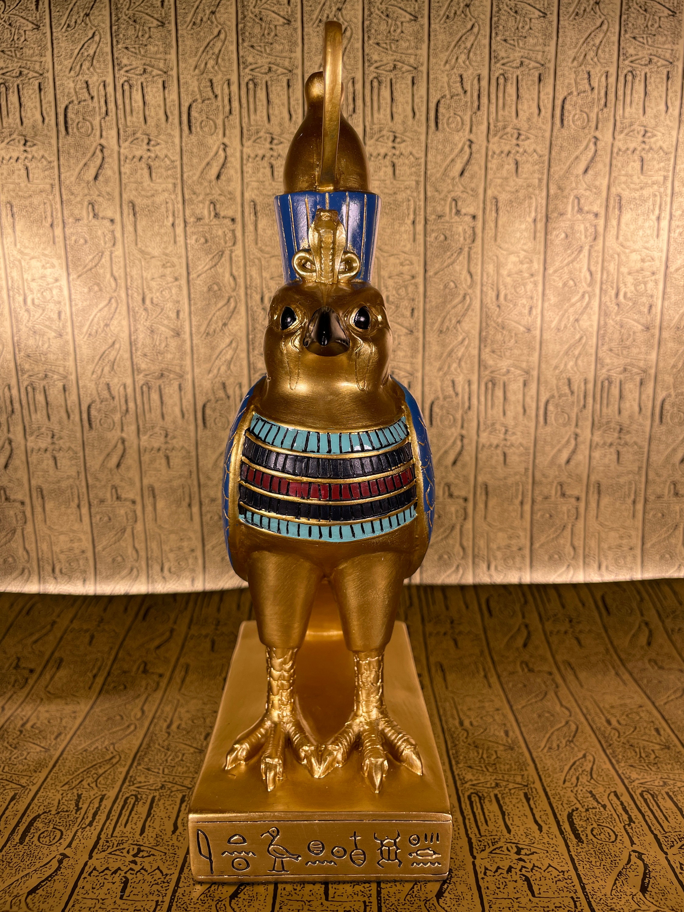 Vintage Golden Horus Statue Ancient Egyptian Sky God Horus - Etsy Canada