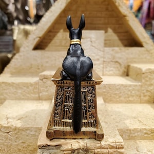 Vintage Anubis Mini Sarcophagus Box - Ancient Egyptian God Anubis ...