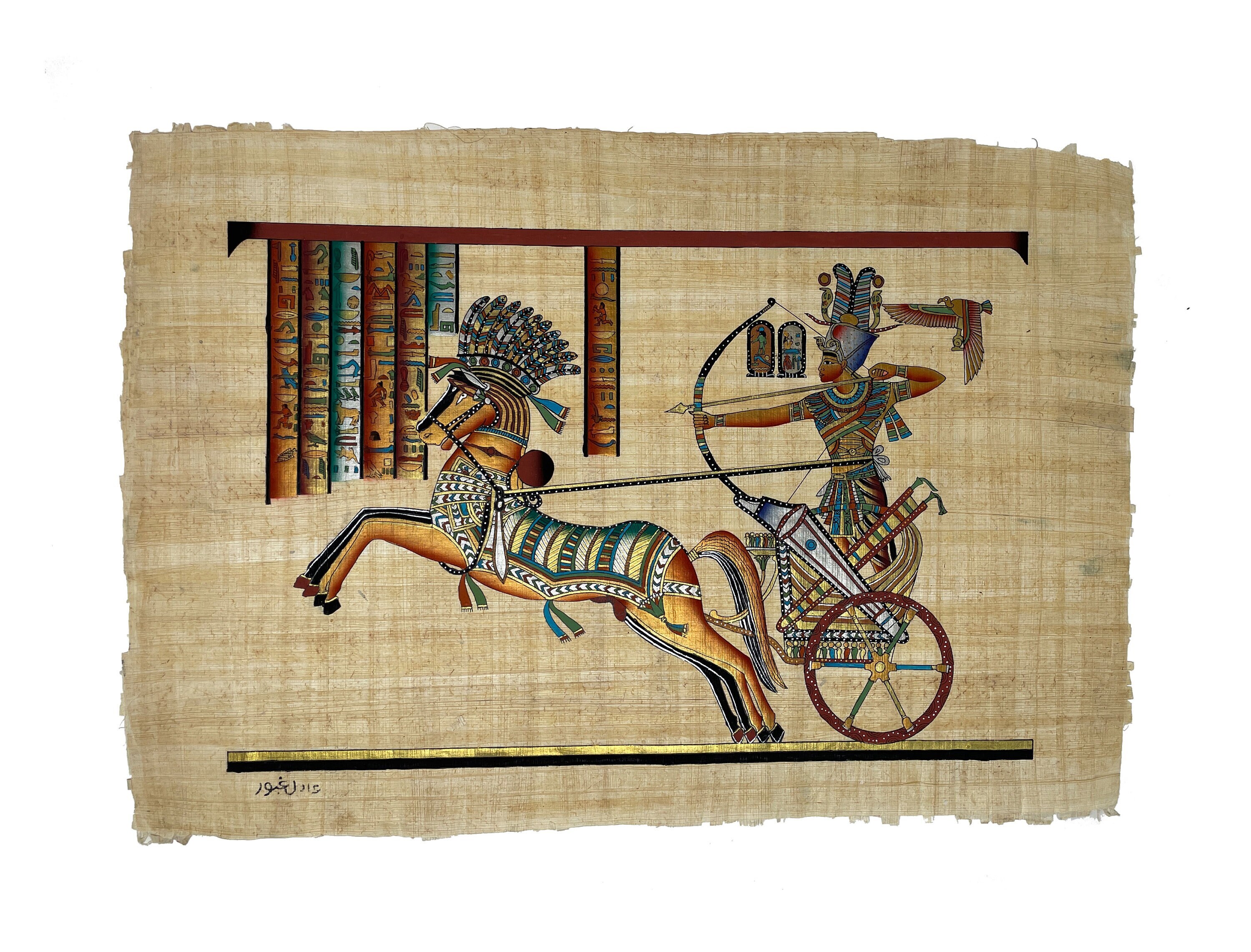 Ramses II Battle of Kadesh Papyrus Ancient Egyptian Pharaoh Ramses the ...