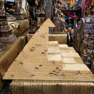 Vintage Ancient Egyptian Pyramid Display Stand - Etsy