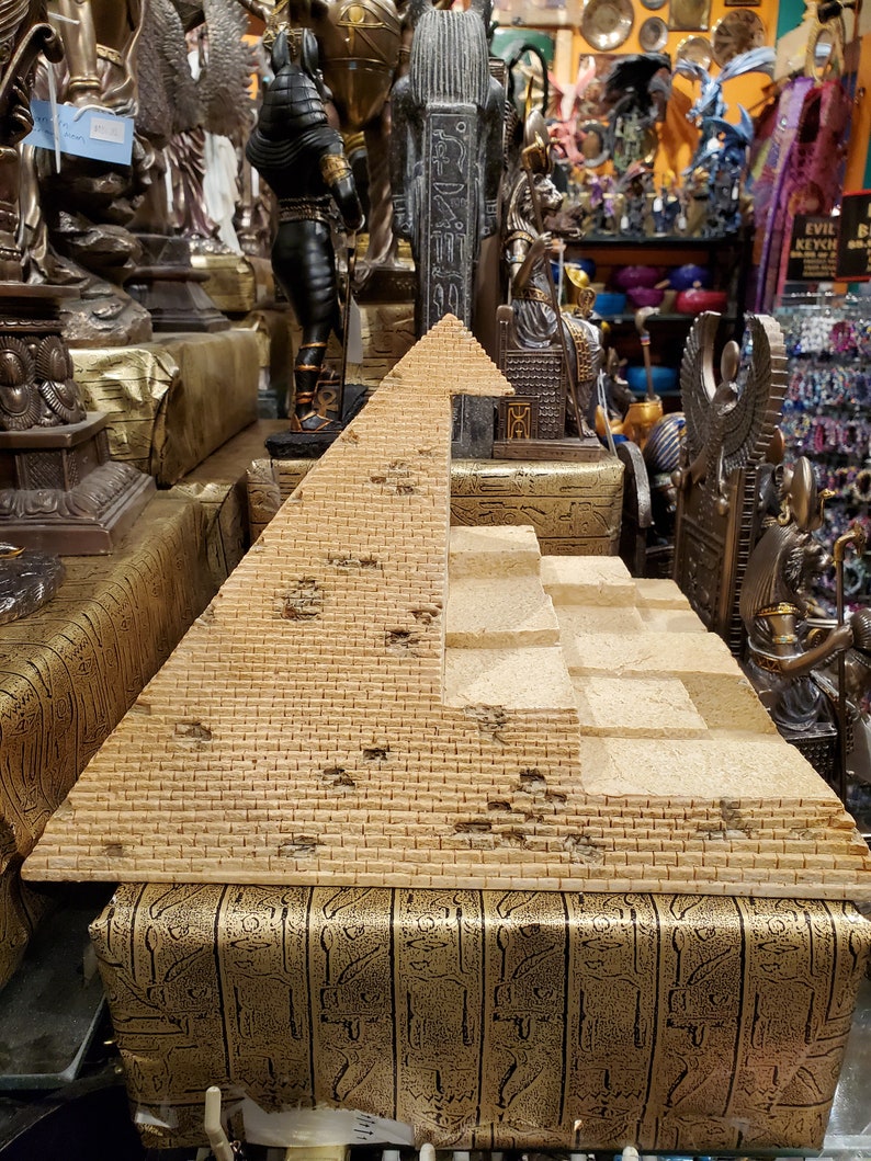 Vintage Ancient Egyptian Pyramid Display Stand - Etsy