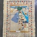 Map of Egypt Papyrus Egyptian Map With Hieroglyphic Border Papyrus ...