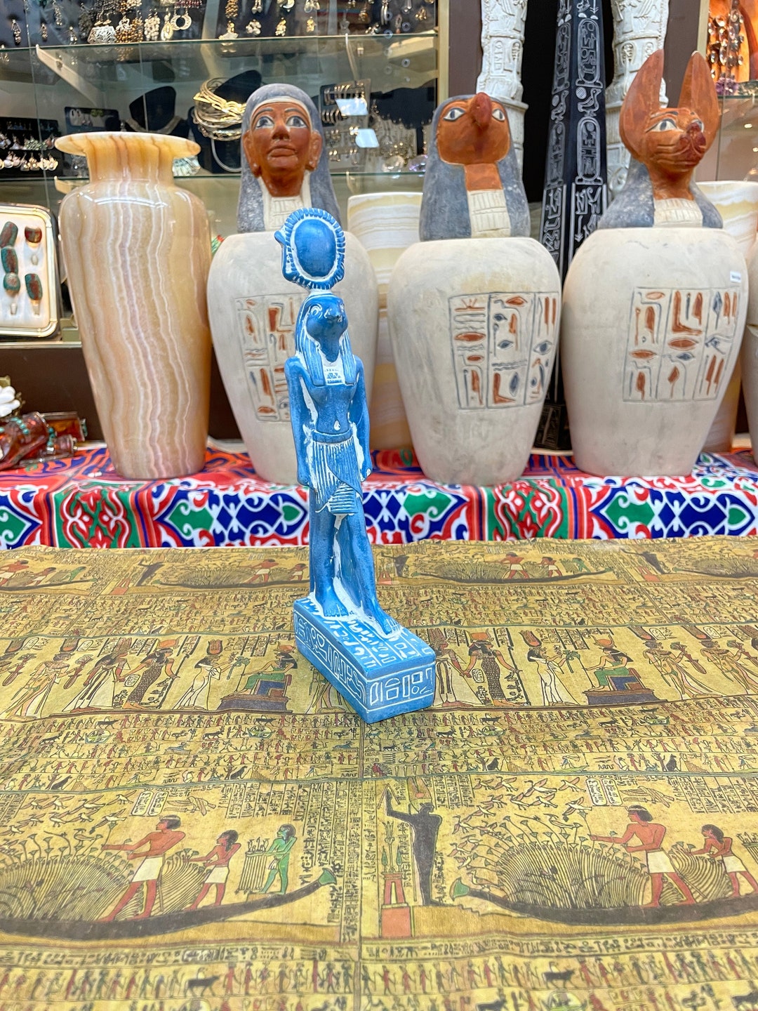 Ra Statue - Handmade Statue From Egypt - Ancient Sun God Ra - Etsy