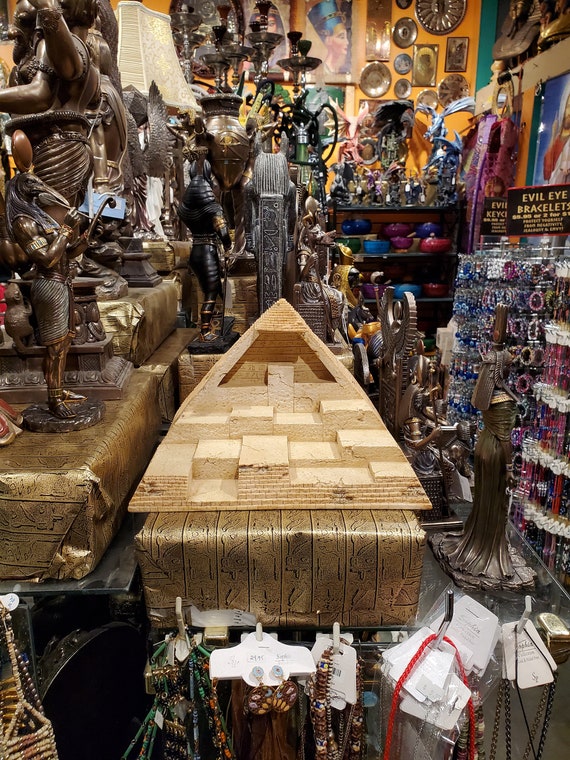 Vintage Ancient Egyptian Pyramid Display Stand - Etsy