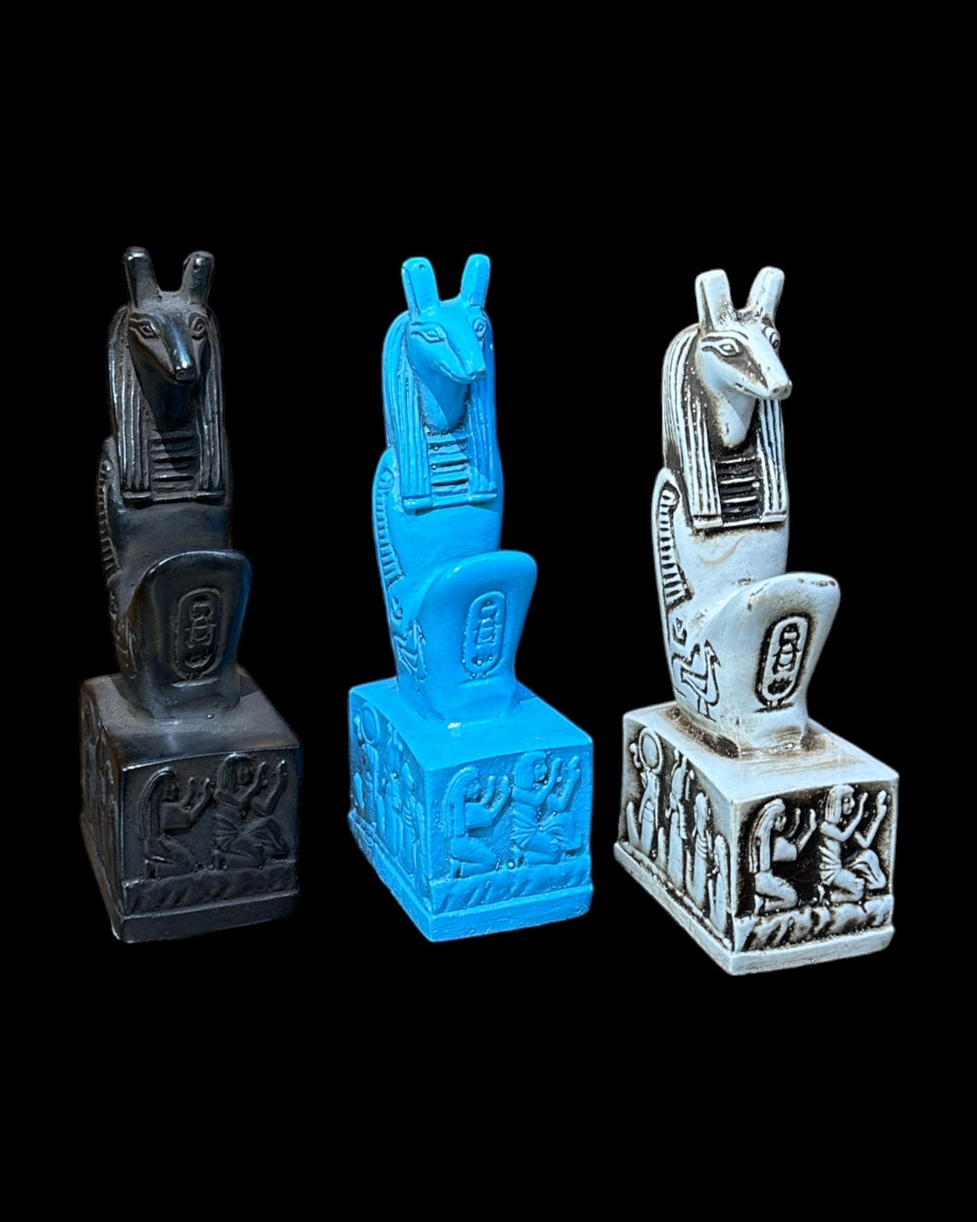 Seth Statue - Ancient Egyptian God of Chaos - Seth Animal God Set With ...