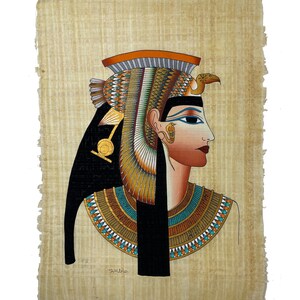 Cleopatra VII Papyrus Ancient Egyptian Queen Cleopatra Hand Made & Hand ...