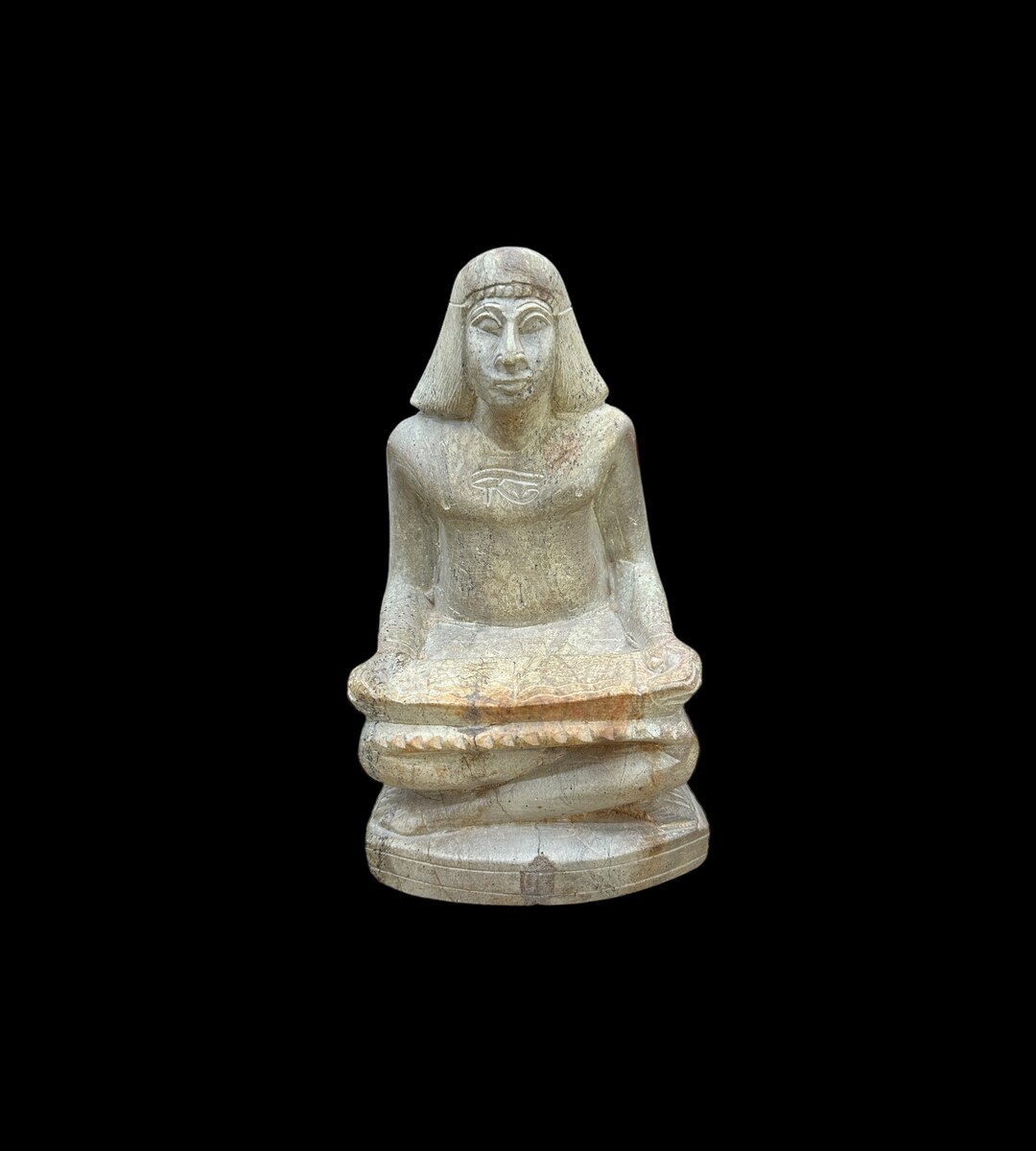 Egyptian Scribe Statue - Handcarved Egyptian Scribe Statue - Made in ...