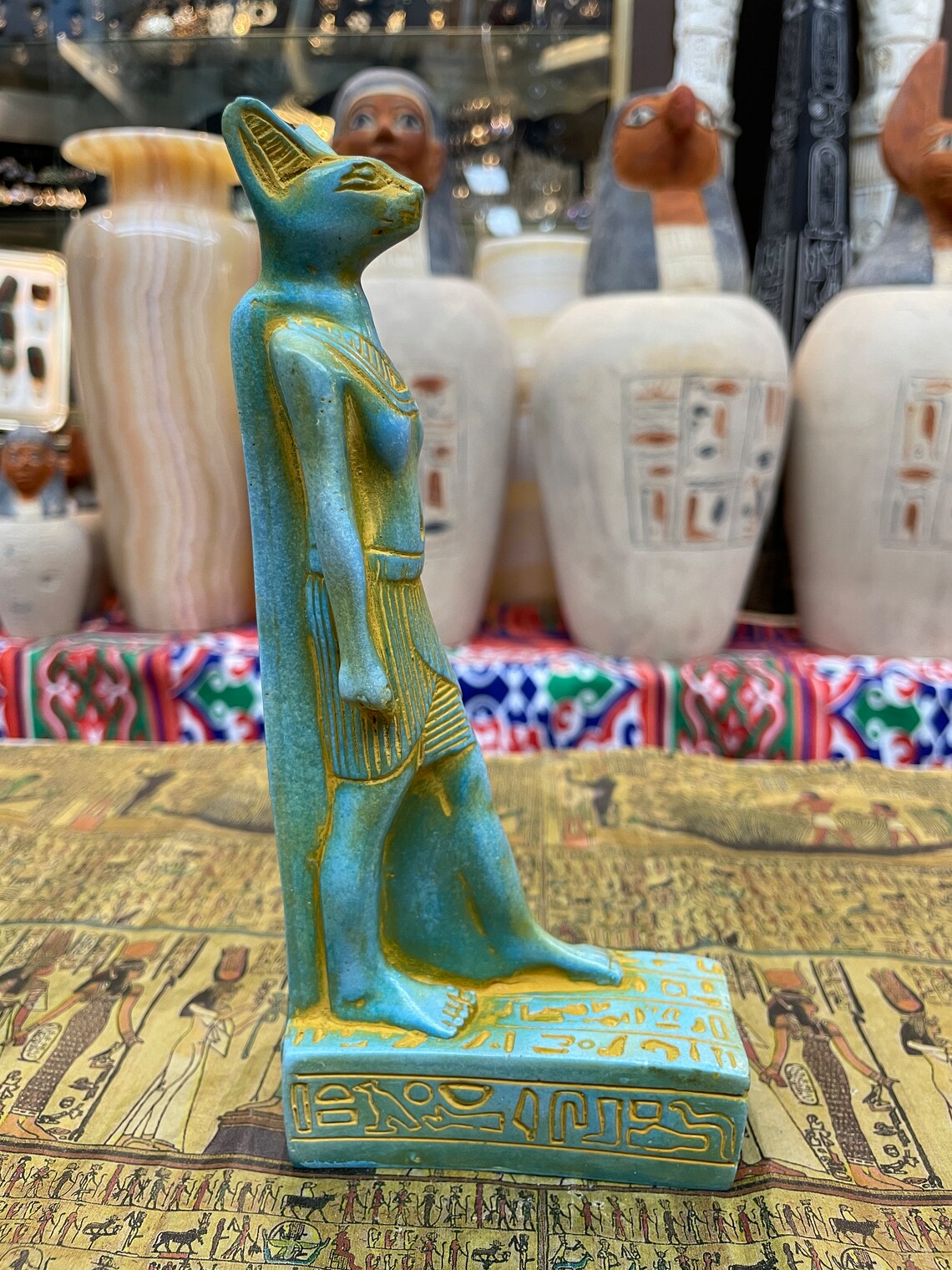 Bastet Statue Handmade Statue From Egypt Ancient Egyptian - Etsy