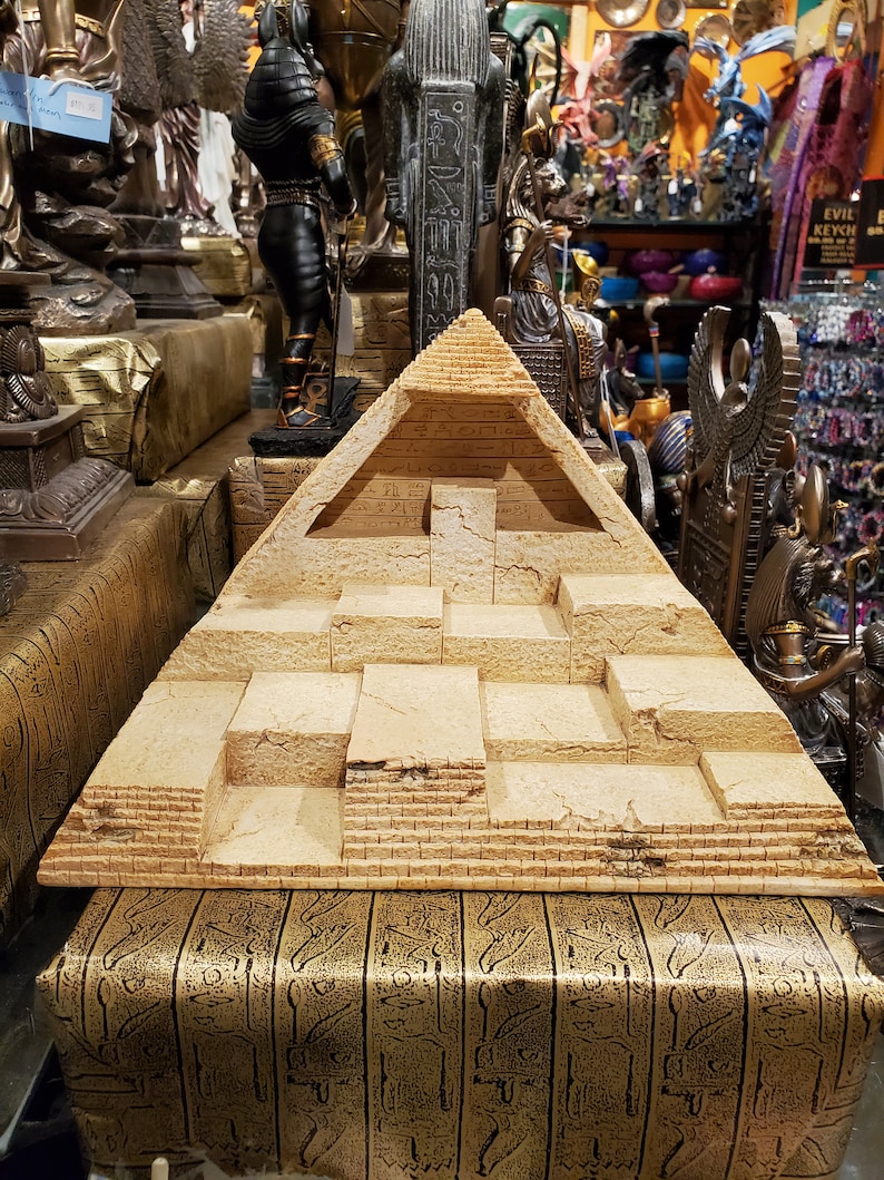 Vintage Ancient Egyptian Pyramid Display Stand - Etsy