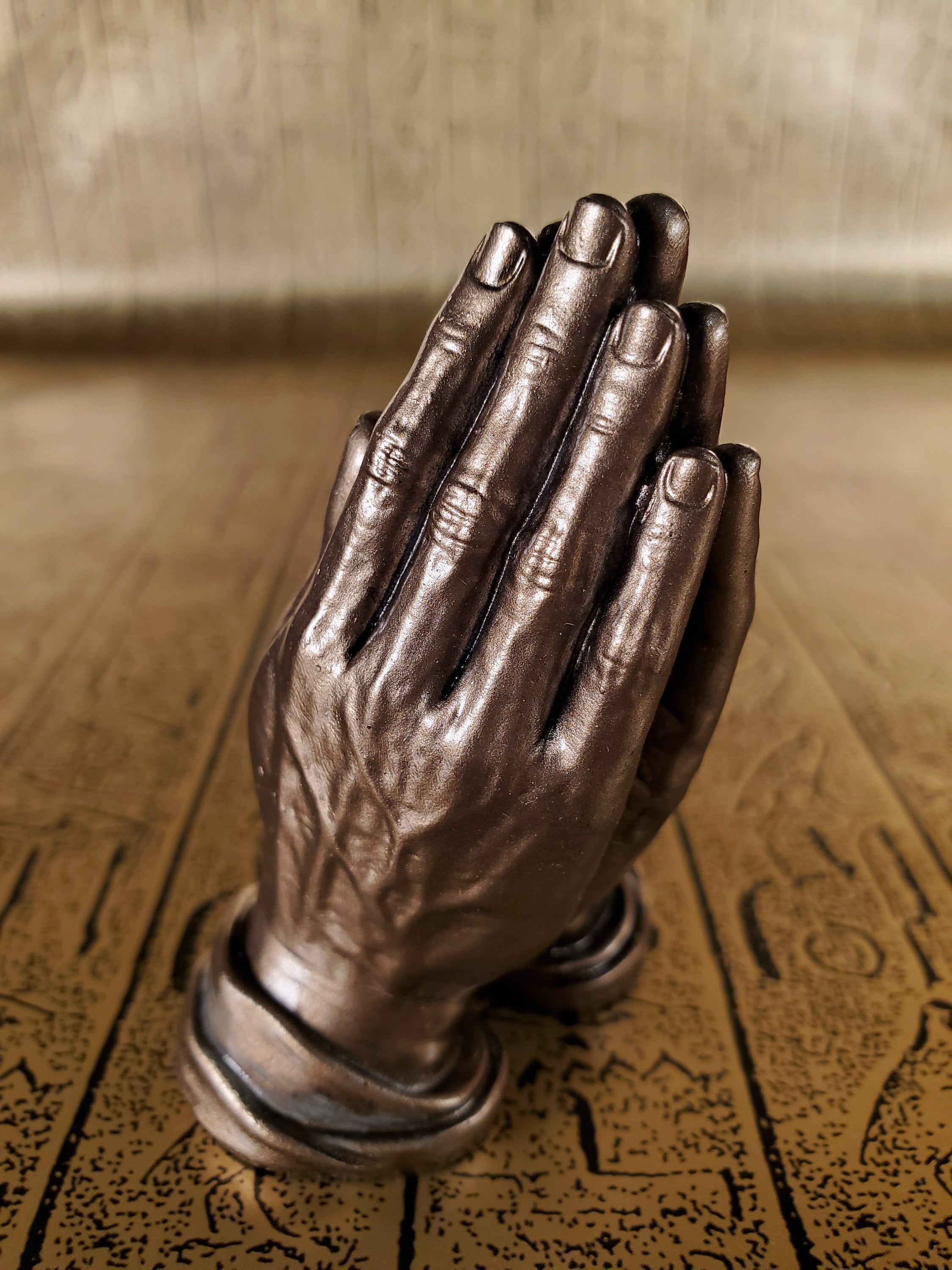 Vintage Praying Hands Mini Statue Small Hand-Crafted Mini | Etsy