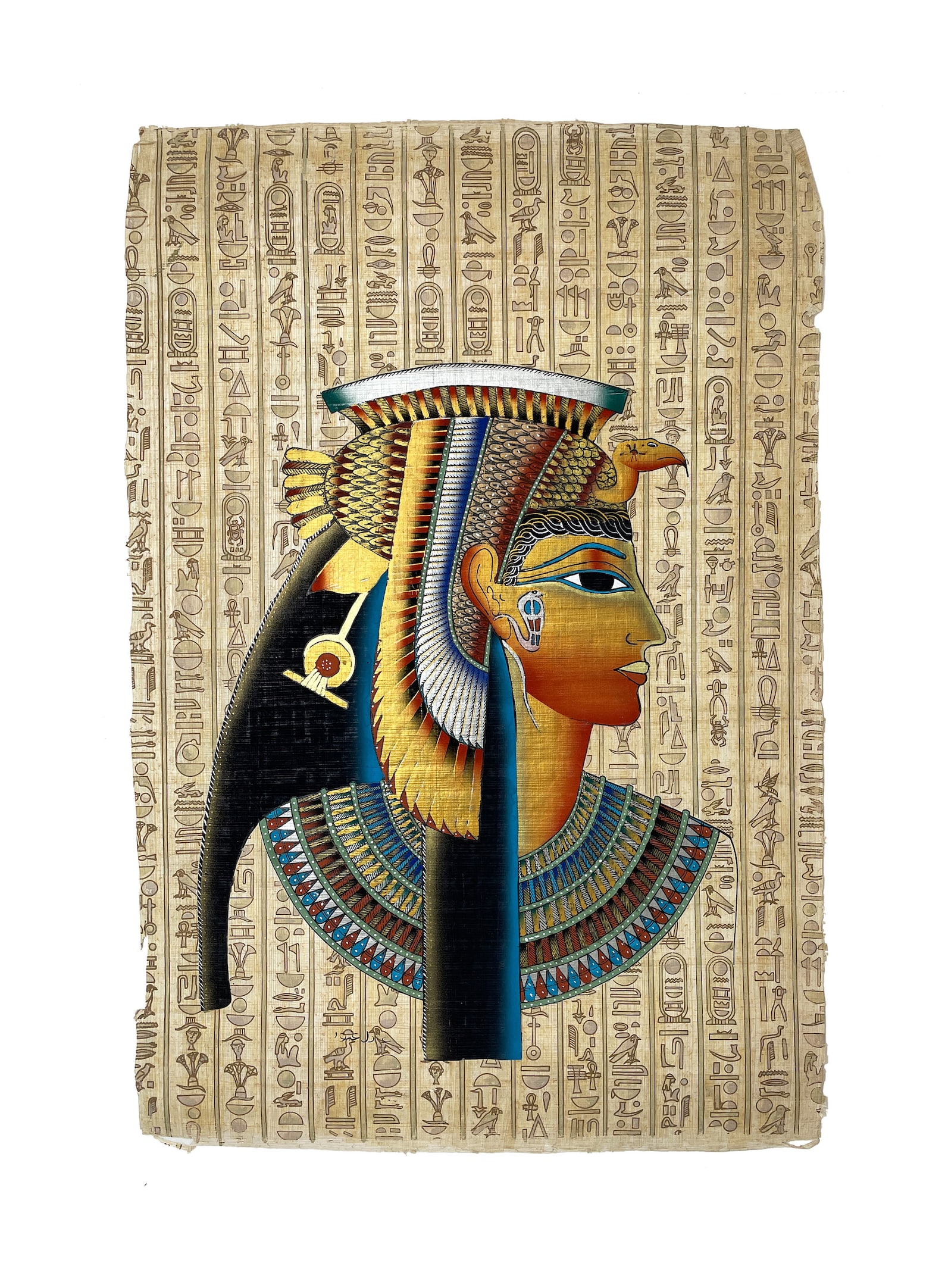 Cleopatra VII Papyrus Ancient Egyptian Queen Cleopatra Hand Made & Hand ...