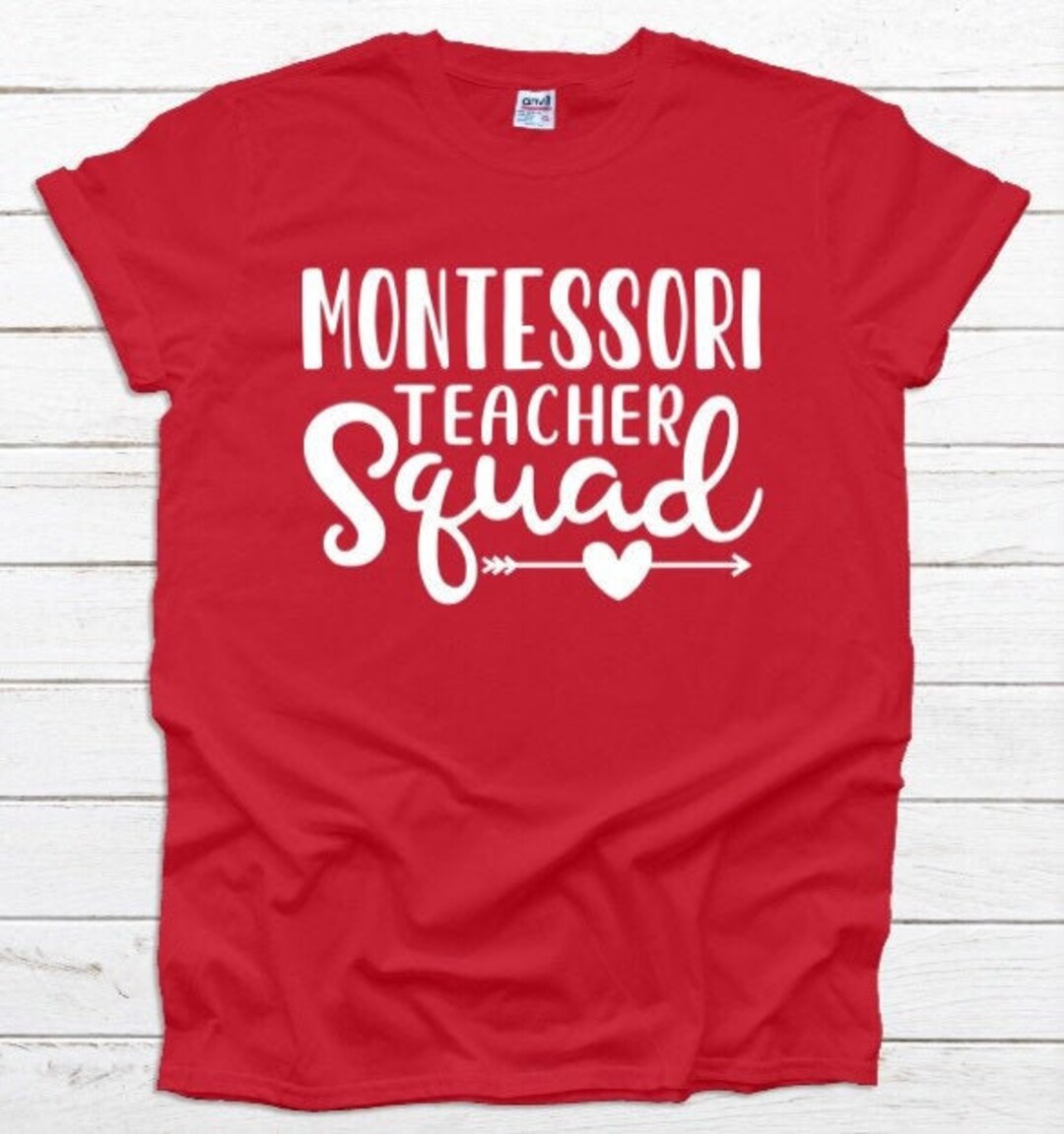 Montessori Shirt Montessori Teacher Teacher Squad Teacher Shirt