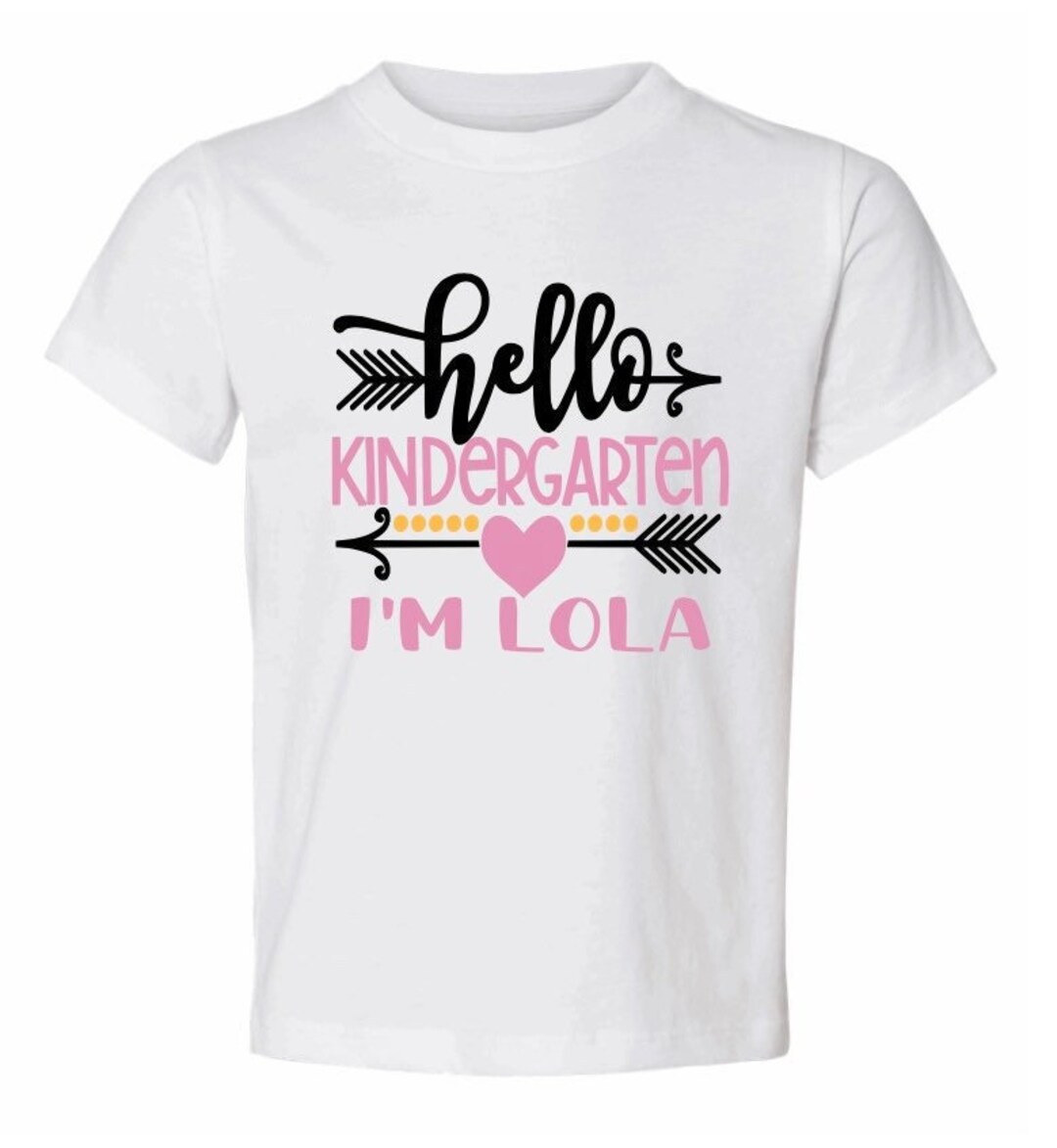 First Day of School Shirt, Hello School Shirt, Back to School Shirts ...