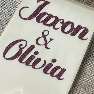 Personalized Monogram HOCO or Prom Bouquet Ribbon, HOCO Flower Bow, Bow ...