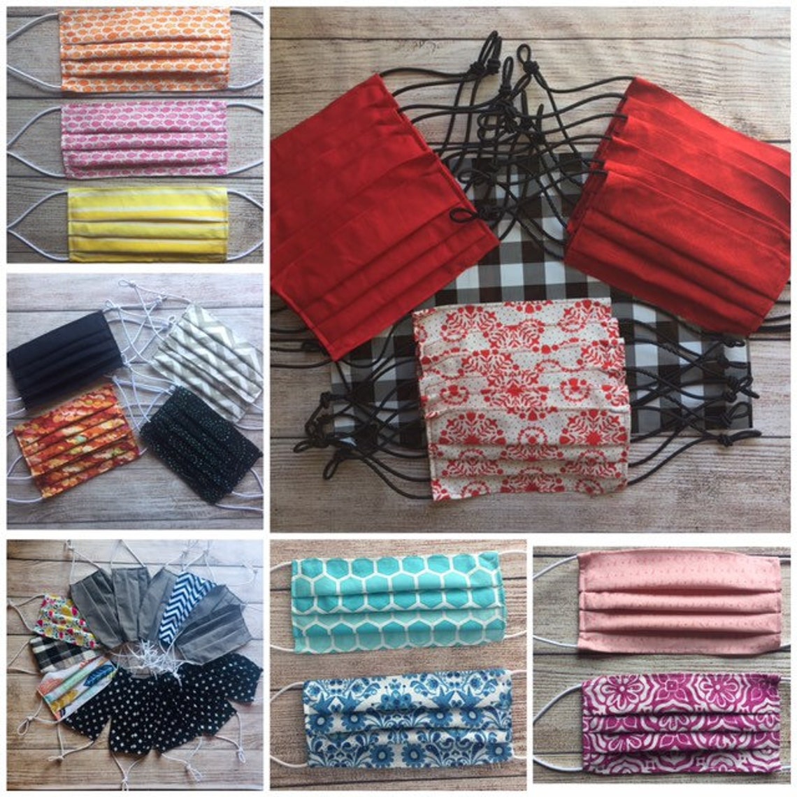 Face mask fabric face mask reusable face mask washable face | Etsy