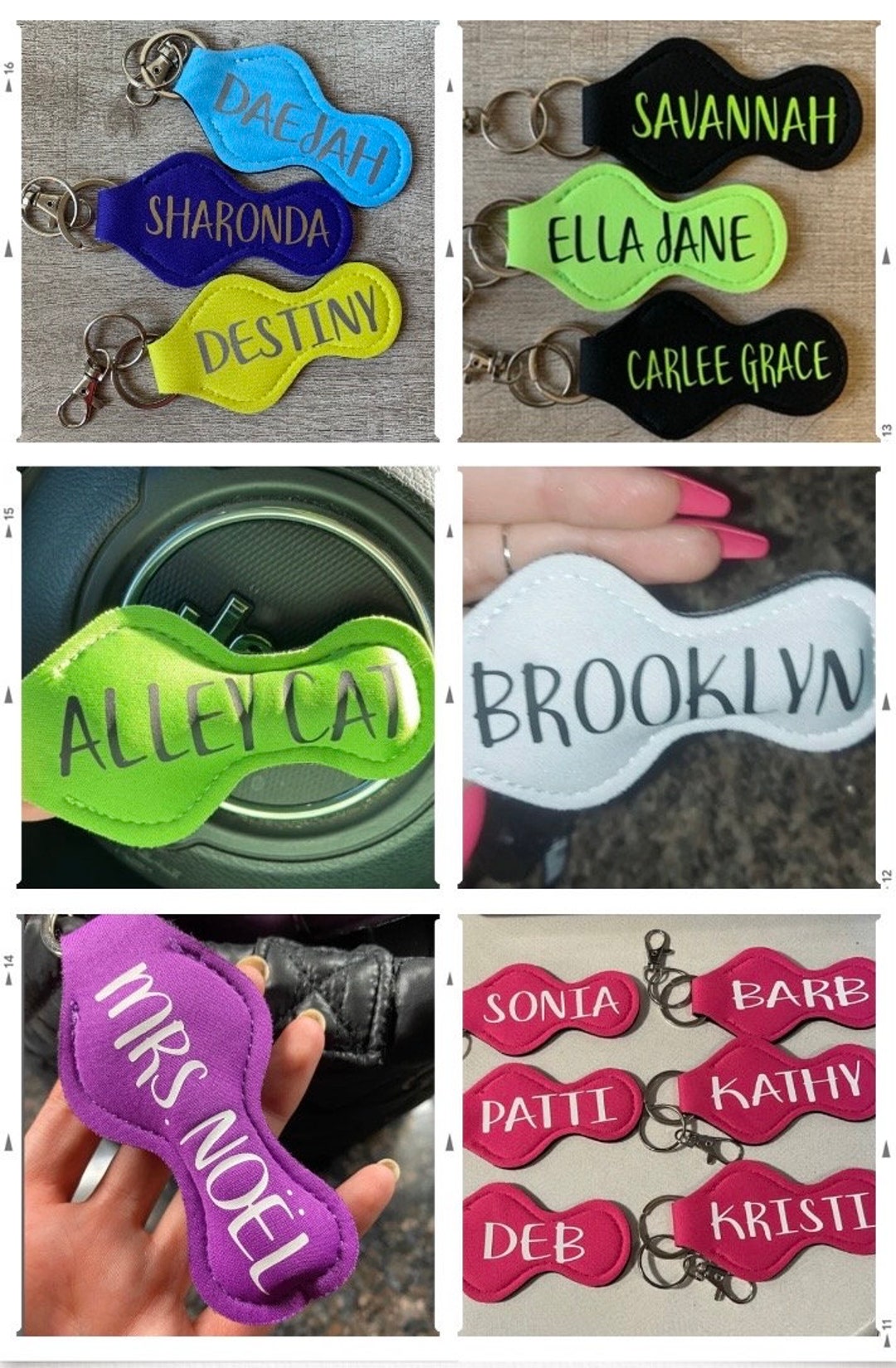 Personalized Chapstick Holder, Party Favor, Group Gift, Class Gift ...