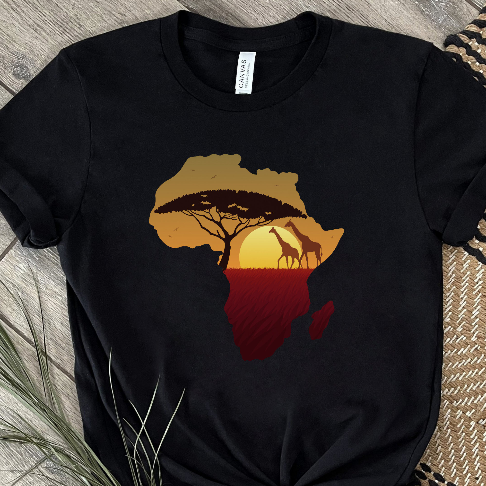 Africa Map Shirt, Map of Africa Print Shirt, Black History Month Shirt ...