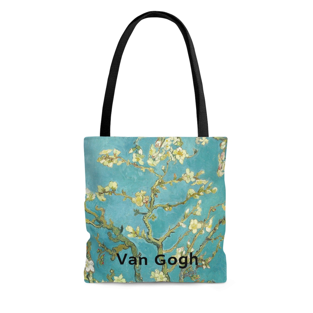 Vincent Van Gogh Tote Bag Van Gogh Canvas Tote Floral - Etsy