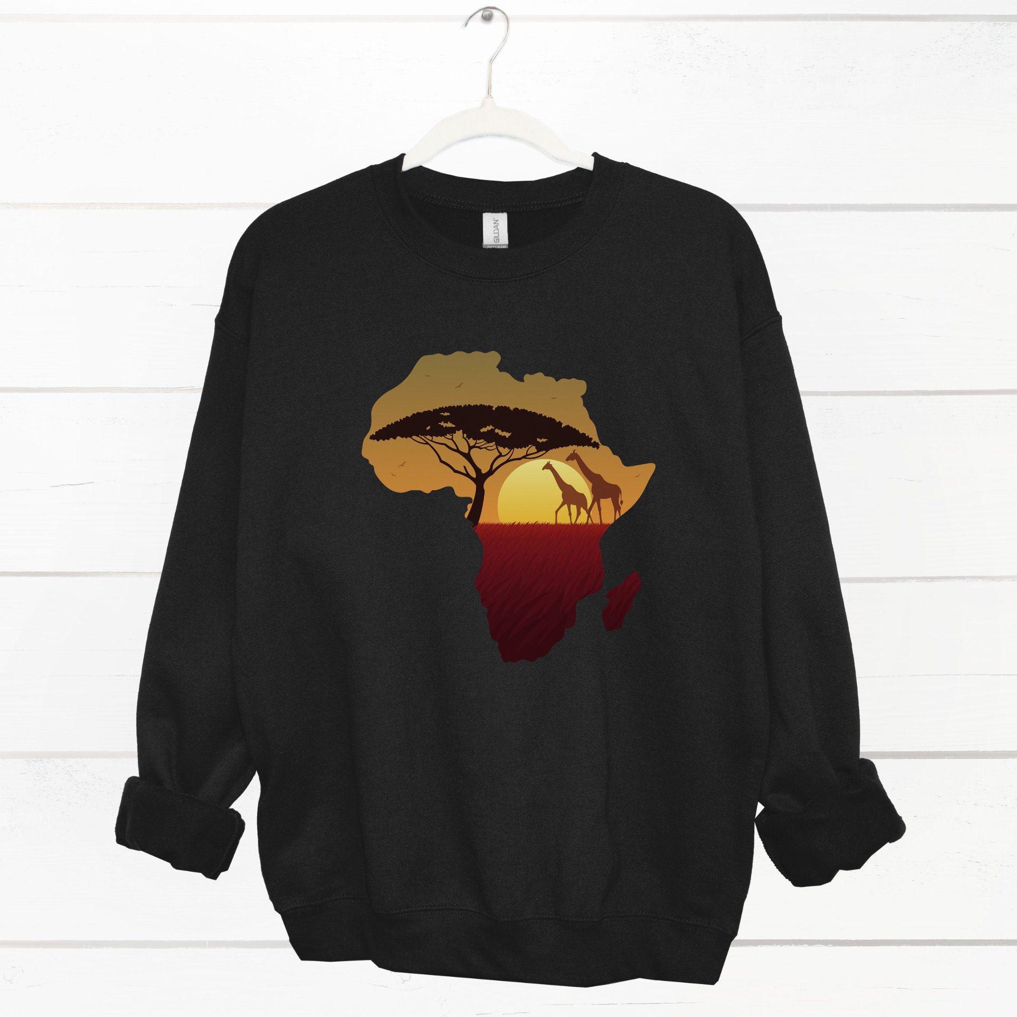 Africa Map Sweatshirt, Black History Month Shirt, Black Lives Matter ...