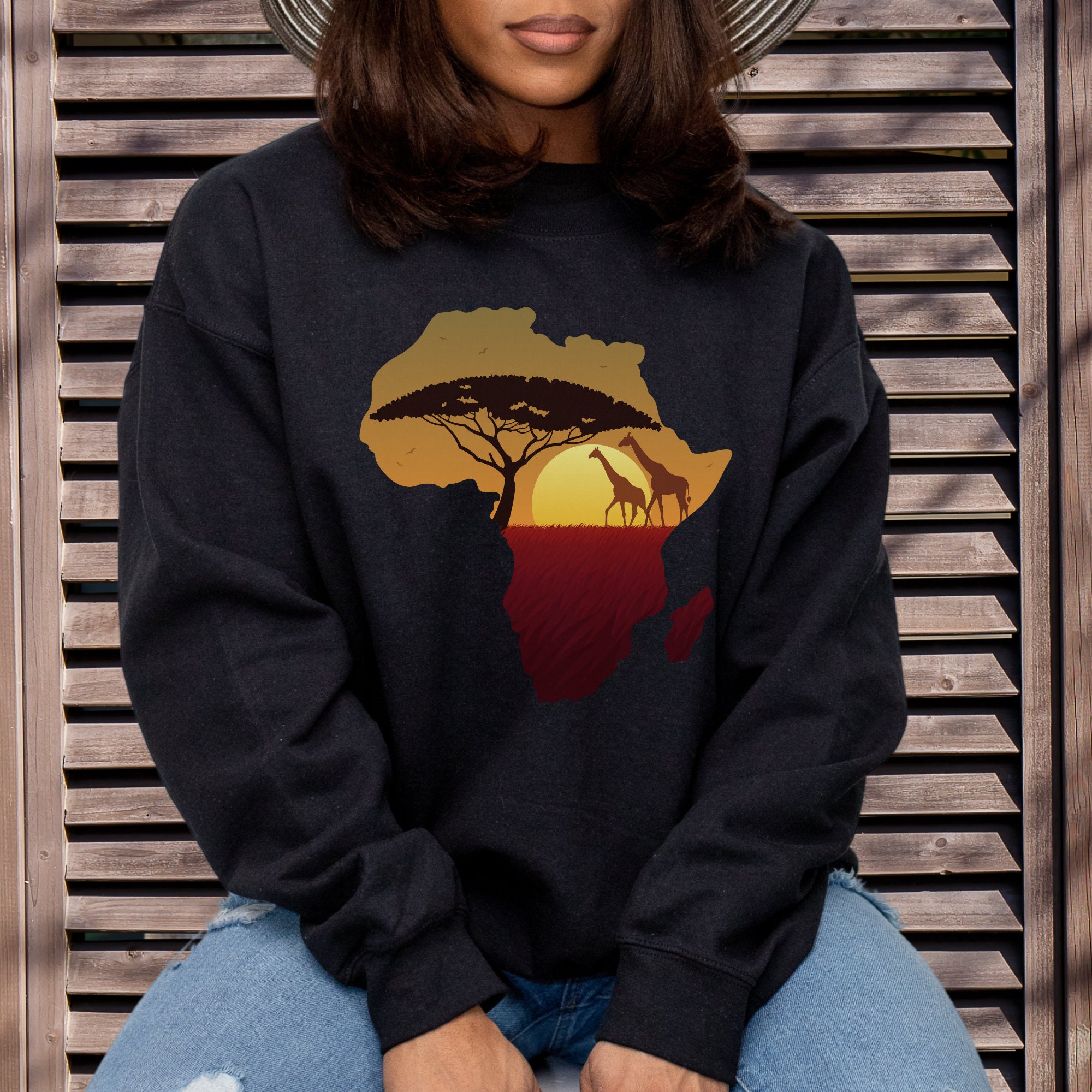 Africa Map Sweatshirt, Black History Month Shirt, Black Lives Matter ...