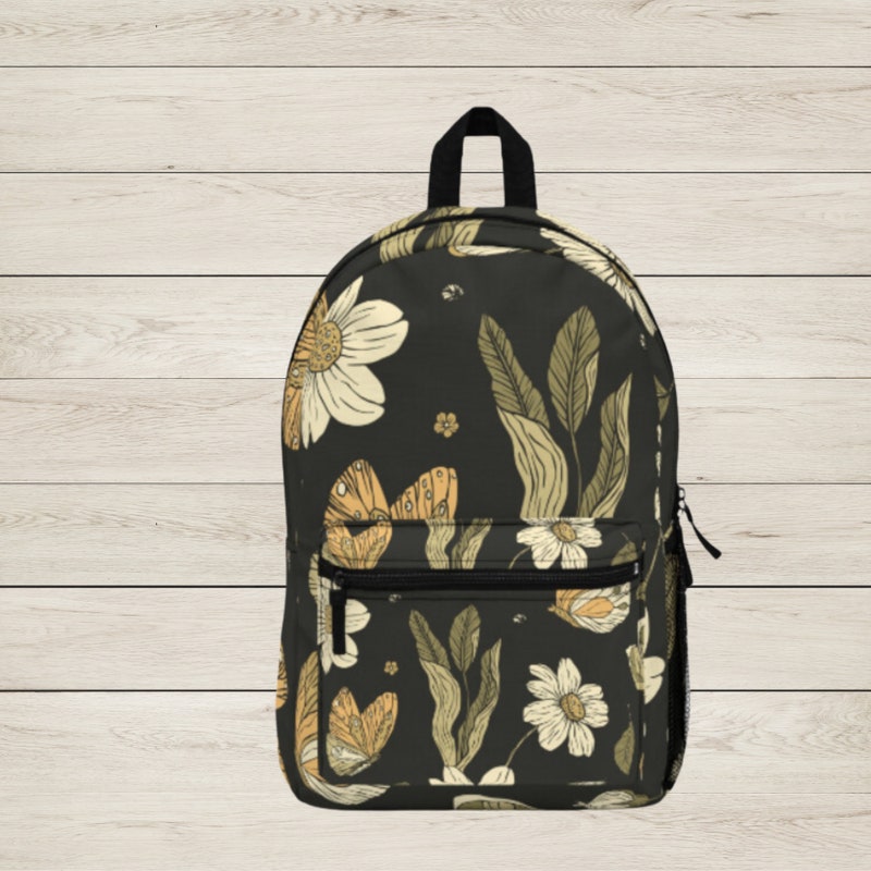 Floral Backpack - Etsy