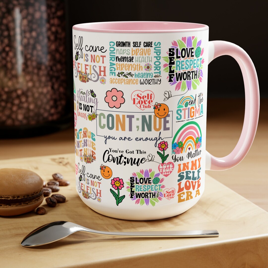 Affirmation Mug, Inspirational Mug, Affirmation Mug for Women, Mental ...