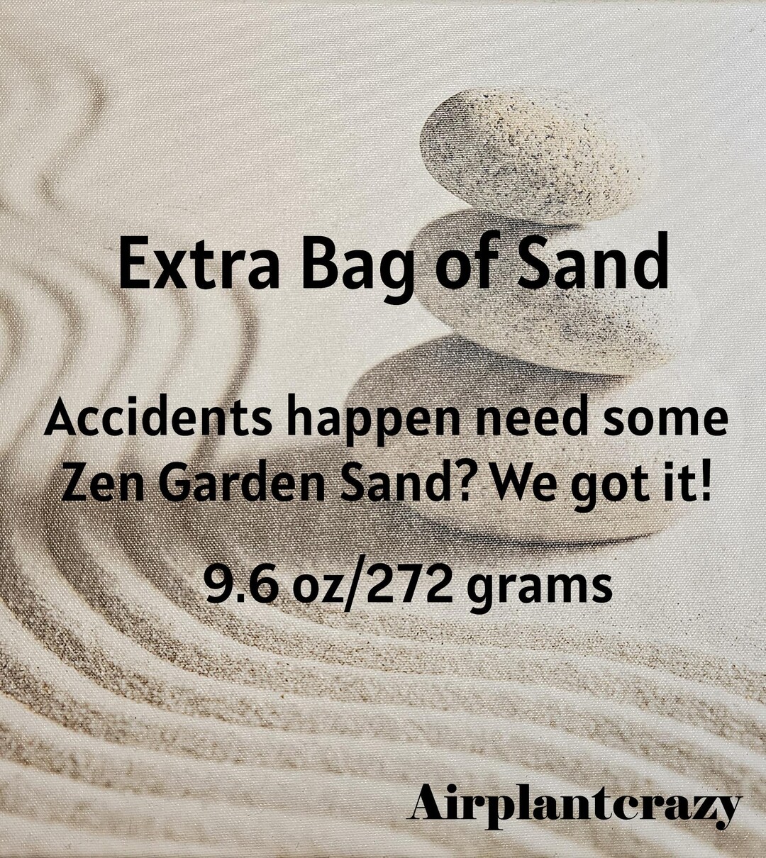 White Velvet Zen Garden Sand – Miniature Sandbox Refill (9.6 Oz) - Etsy