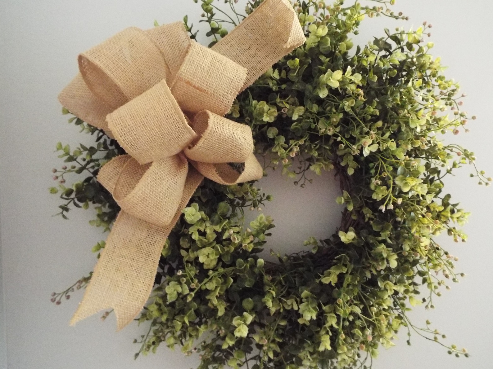 Greenery Wreath Spring Wreath Summer Wreath Eucalyptus - Etsy
