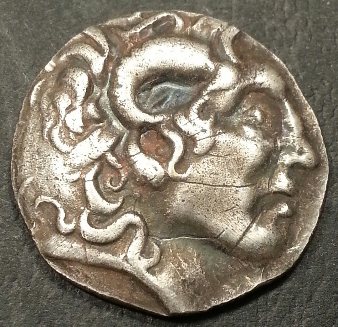 Ancient Greece Alexander the Great + Athena Greek Coin Token Metal ...
