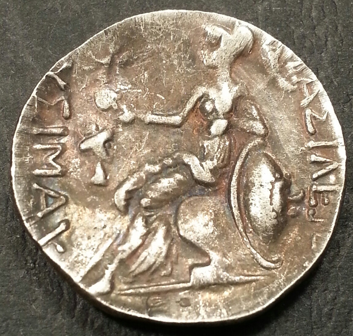 Ancient Greece Alexander the Great + Athena Greek Coin Token Metal ...