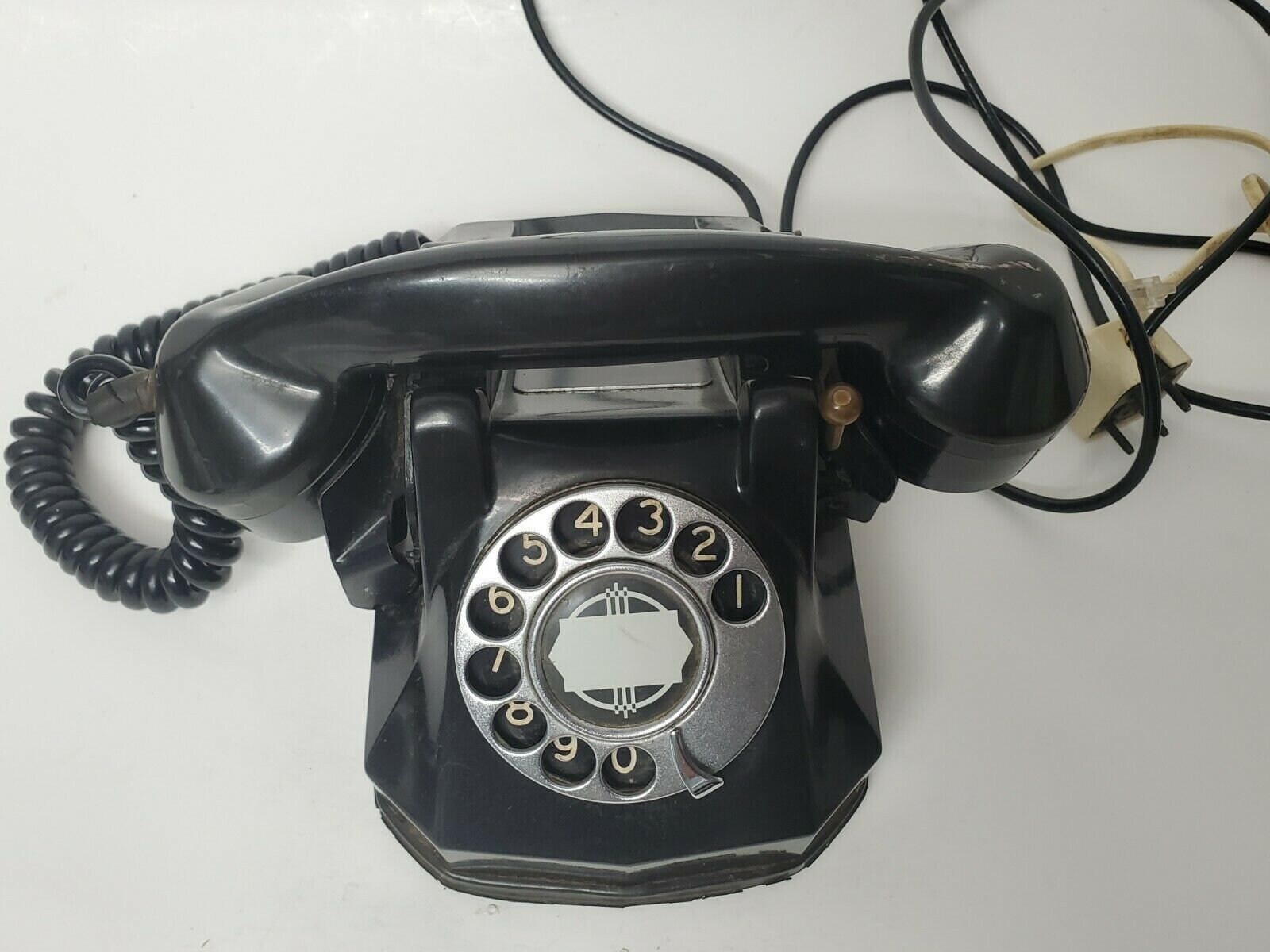 VINTAGE AUTOMATIC ELECTRIC Rotary Monophone Telephone Antique ...