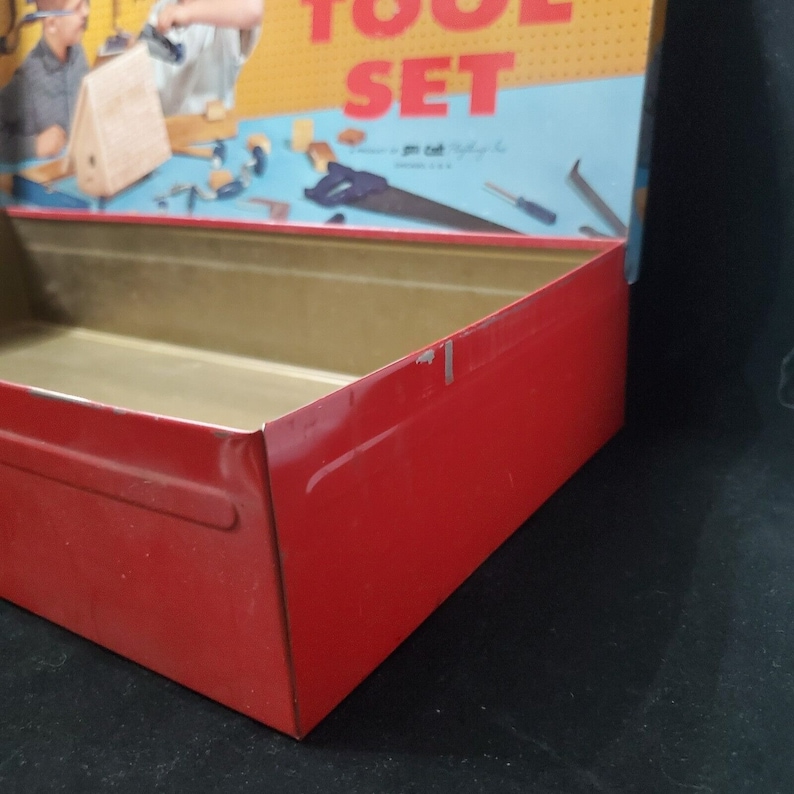 VINTAGE HANDY ANDY Blue Diamond Tool Box Set Metal Case No 650 - Etsy