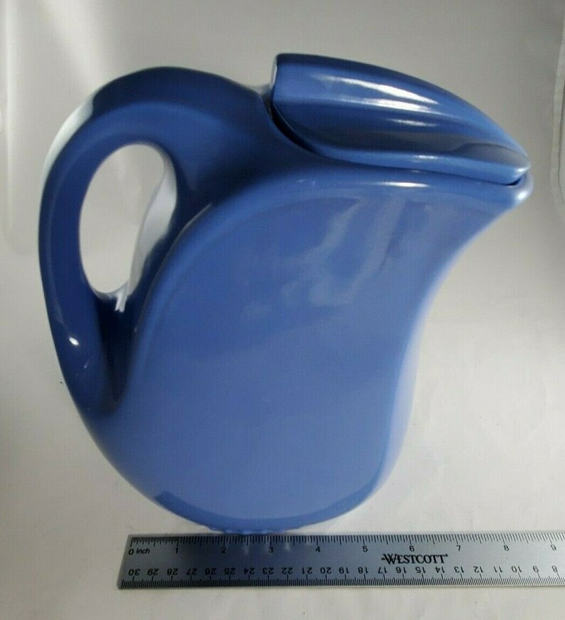 VINTAGE HALL WATER Pitcher Periwinkle Blue Large Refrigerator | Etsy
