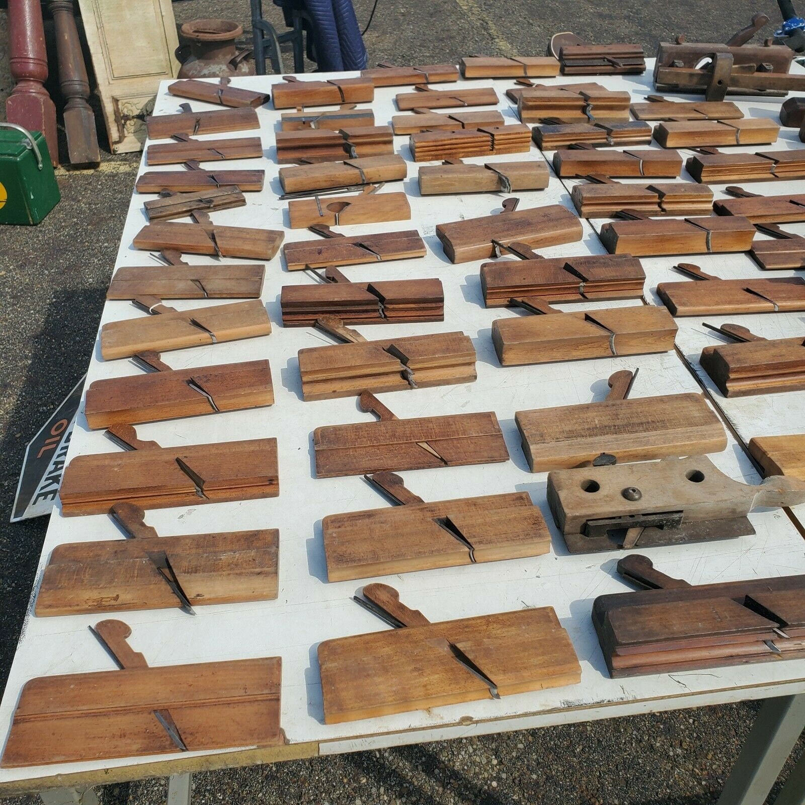 VINTAGE WOOD WORKING Planes Carpentry Tools Collection of Antique ...