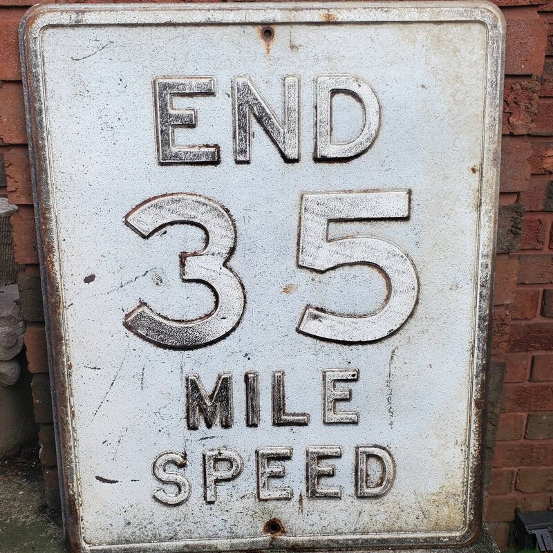 Vintage Traffic Sign - Etsy