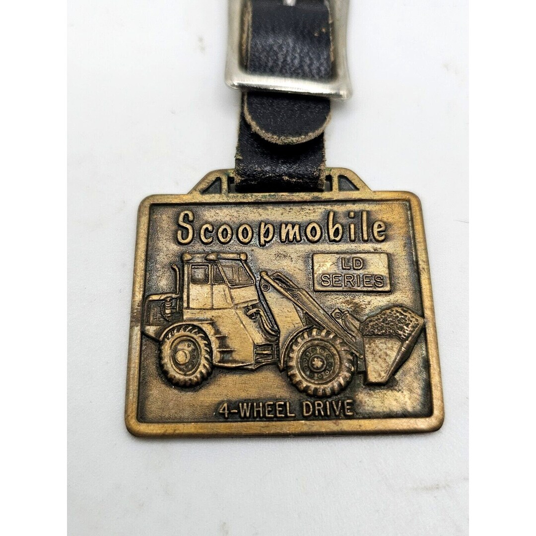 ANTIQUE SCOOPMOBILE POCKET Watch Fob Mixermobile Mfg's Portland Oregon ...