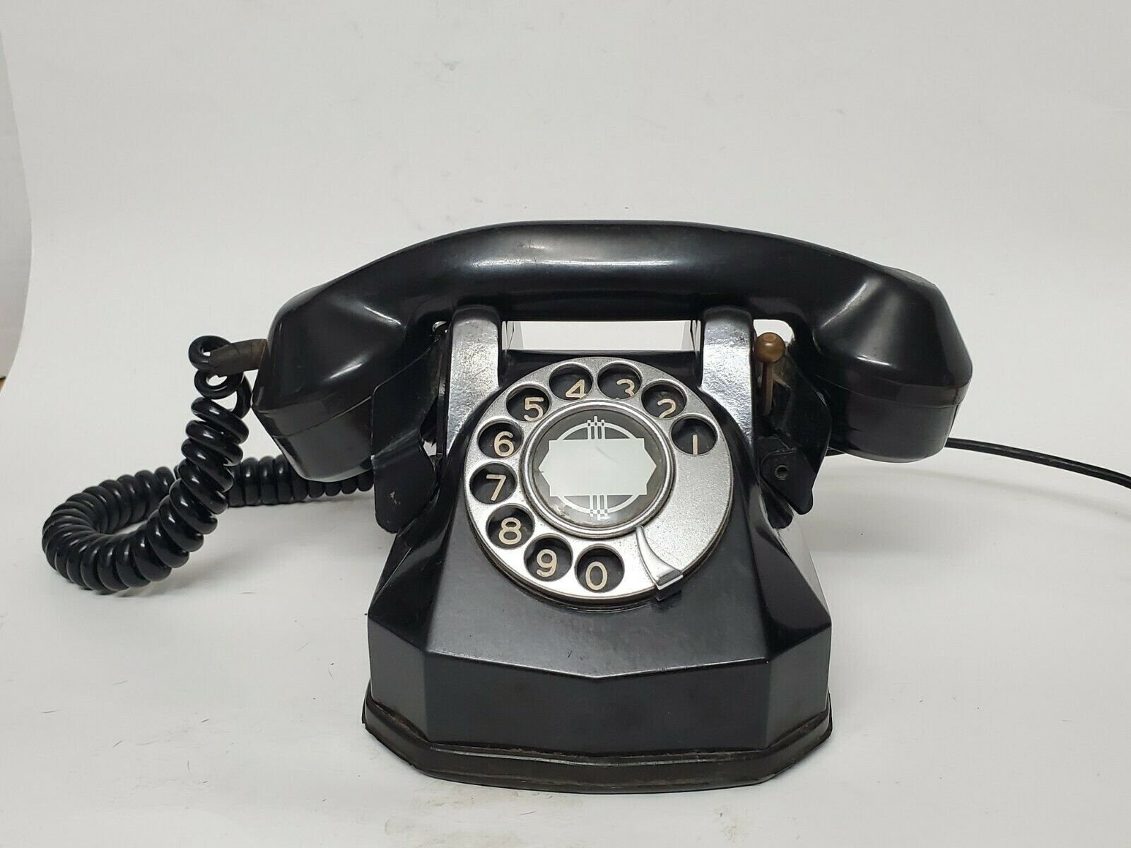 VINTAGE AUTOMATIC ELECTRIC Rotary Monophone Telephone Antique ...