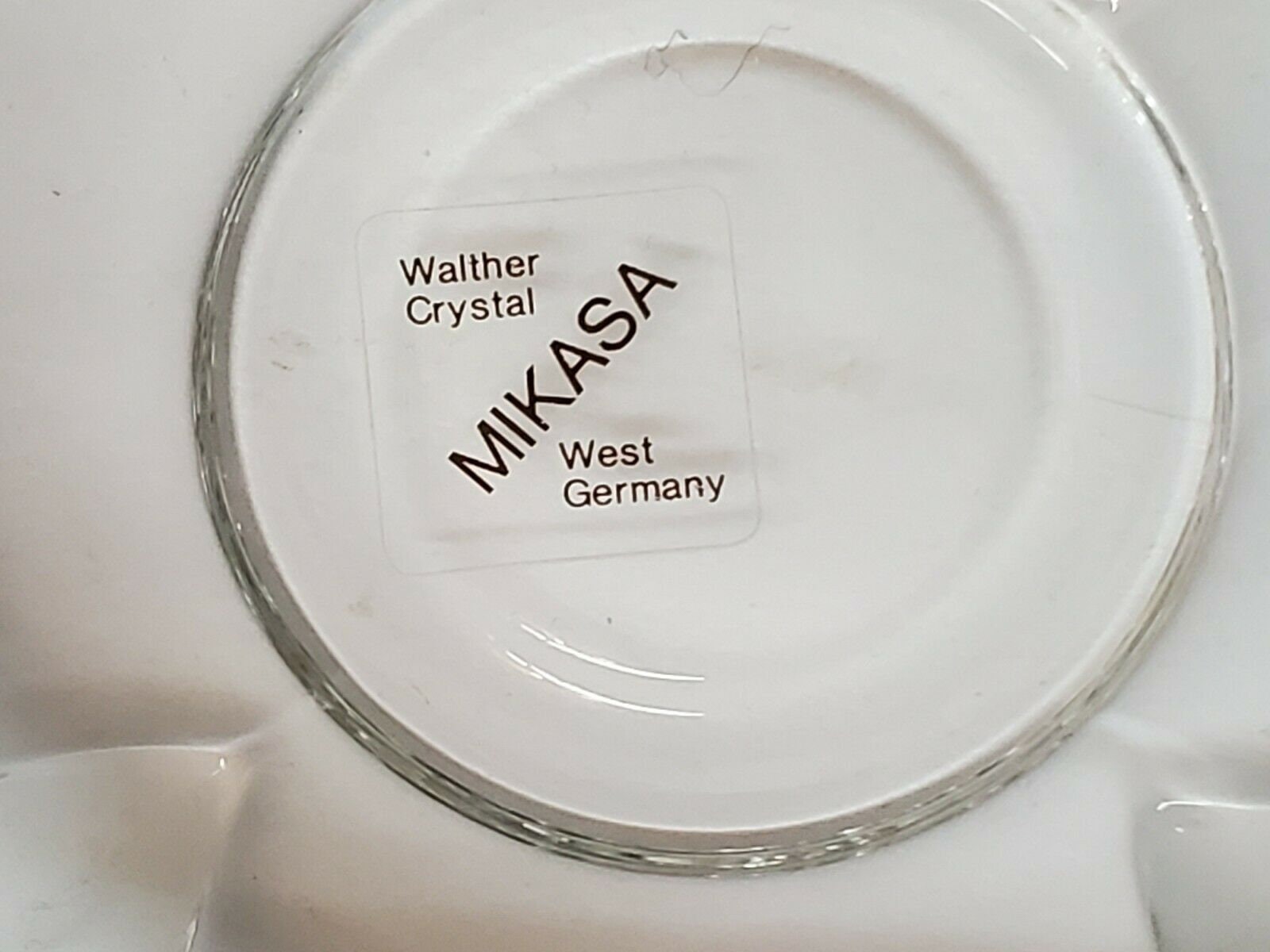 VINTAGE WALTHER CRYSTAL Candy Dish Frosted Floral Design - Etsy
