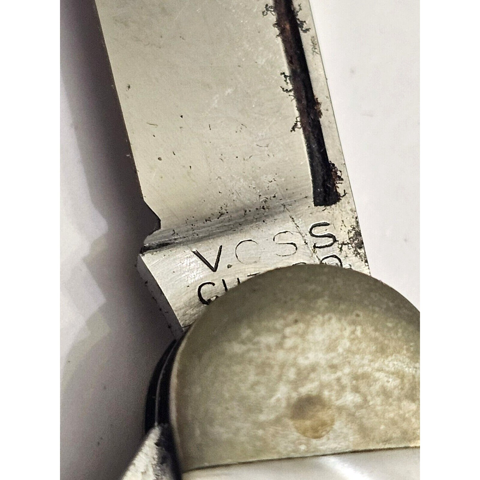 ANTIQUE MINI VOSS Cut Co Pocket Knife Ladies Leg Pocket Knife Pearl ...