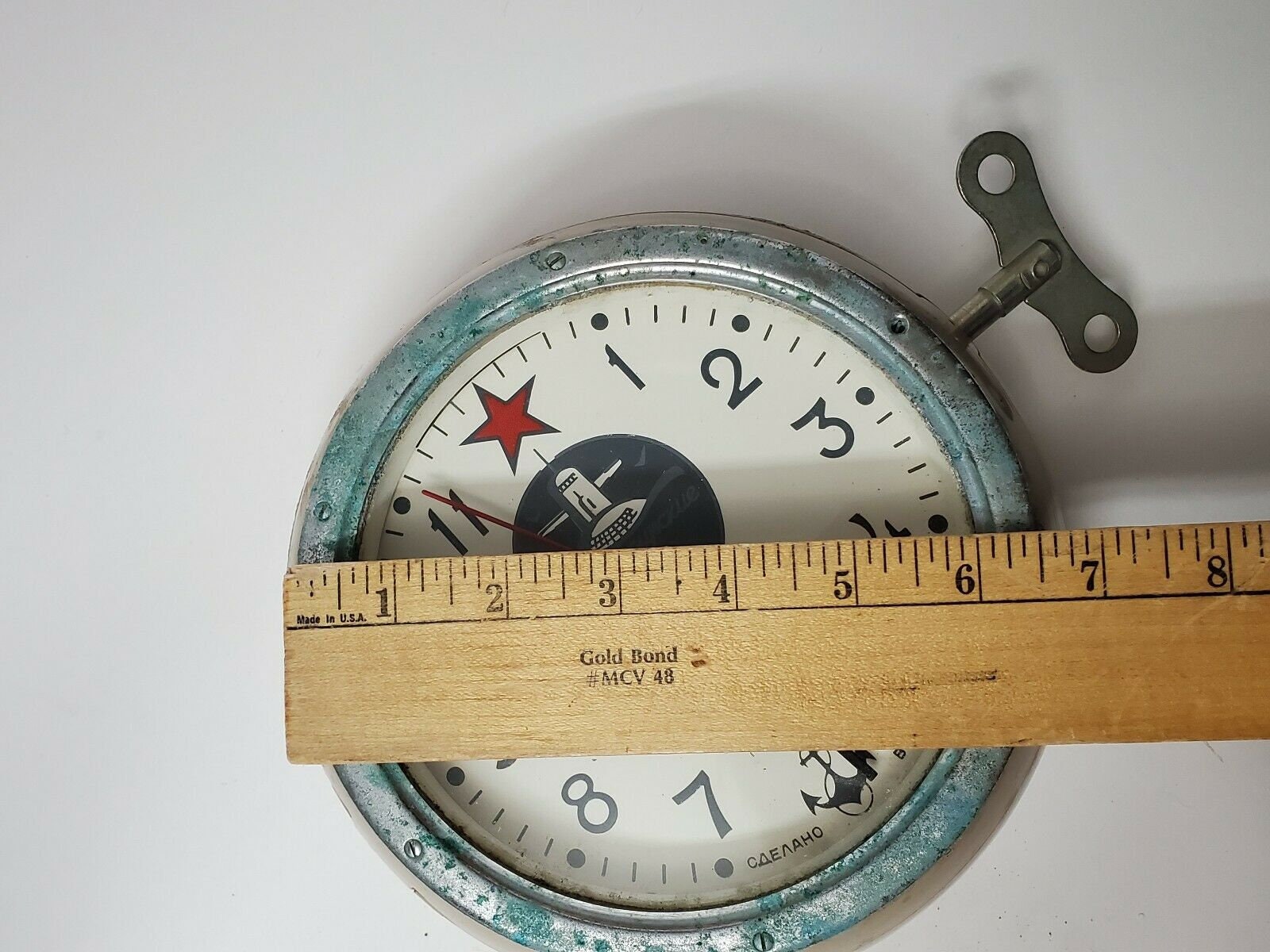 VINTAGE RUSSIAN SOVIET Submarine Clock B C C C P Kauahguyckue - Etsy