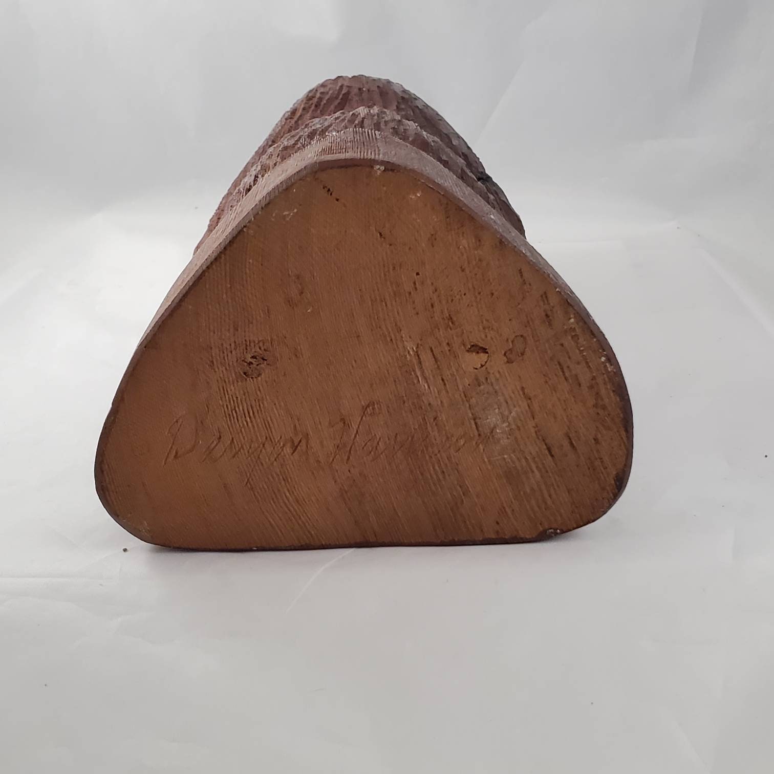 VINTAGE CHAINSAW CARVED Wood Bear Signed by California Artist Devyon ...