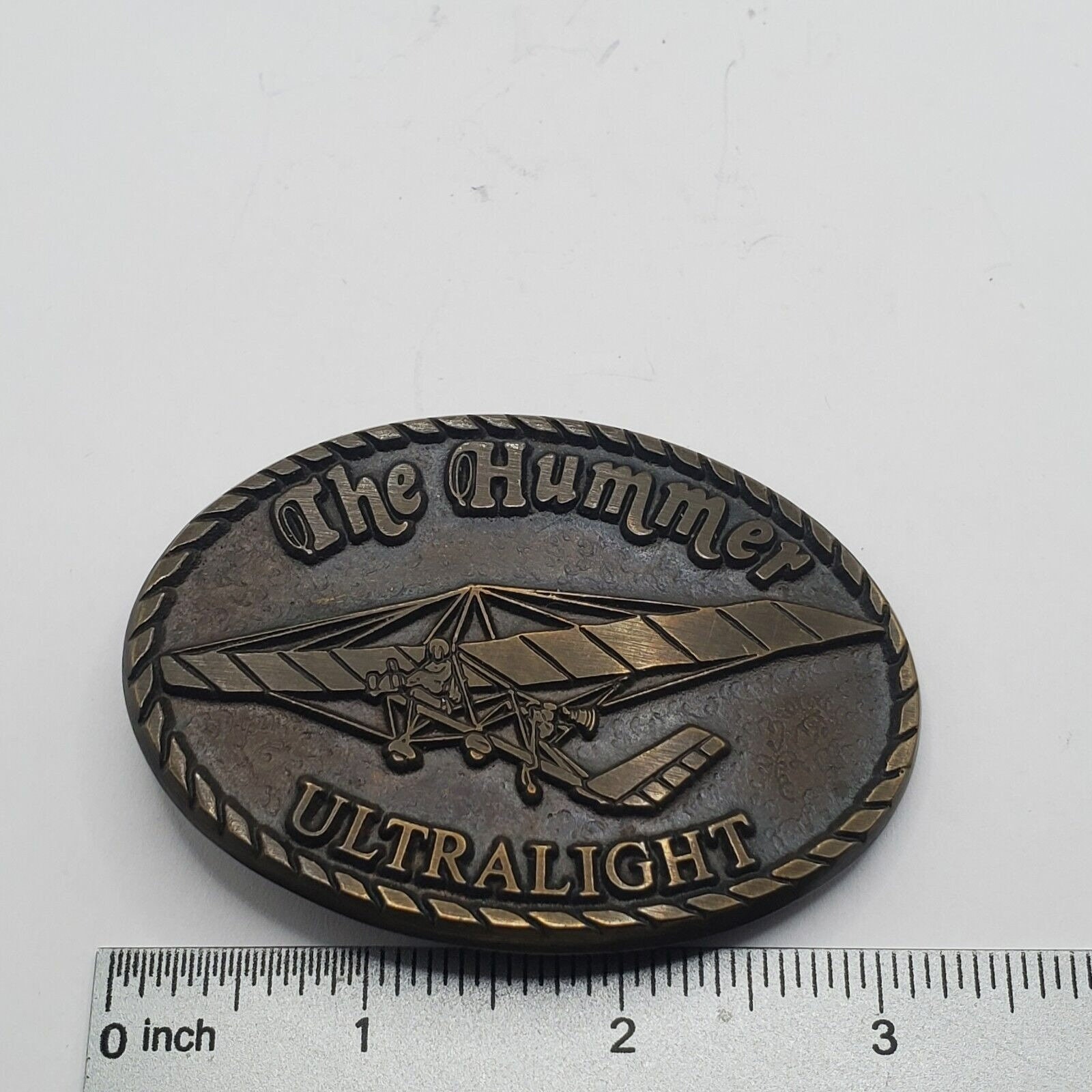 VINTAGE the HUMMER ULTRALIGHT Aircraft Belt Buckle Collectible - Etsy
