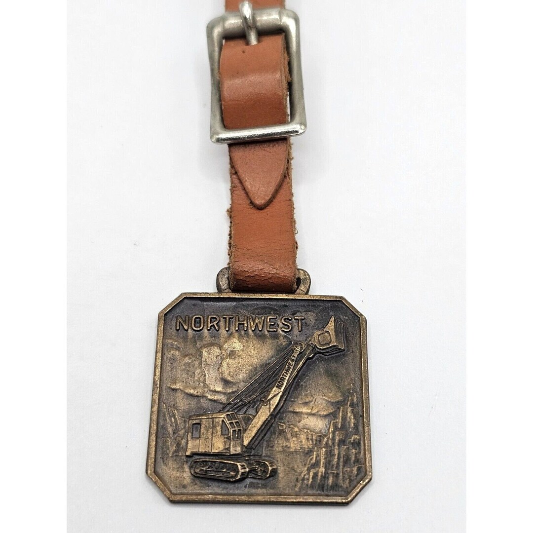 NORTHWEST STEAM SHOVEL Pocket Watch Fob Keychain Hodge & Hammond Inc ...