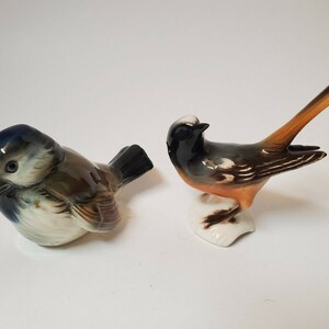 VINTAGE GOEBEL BIRDS Germany Gartenrotschwantz Redstart Rouge W ...