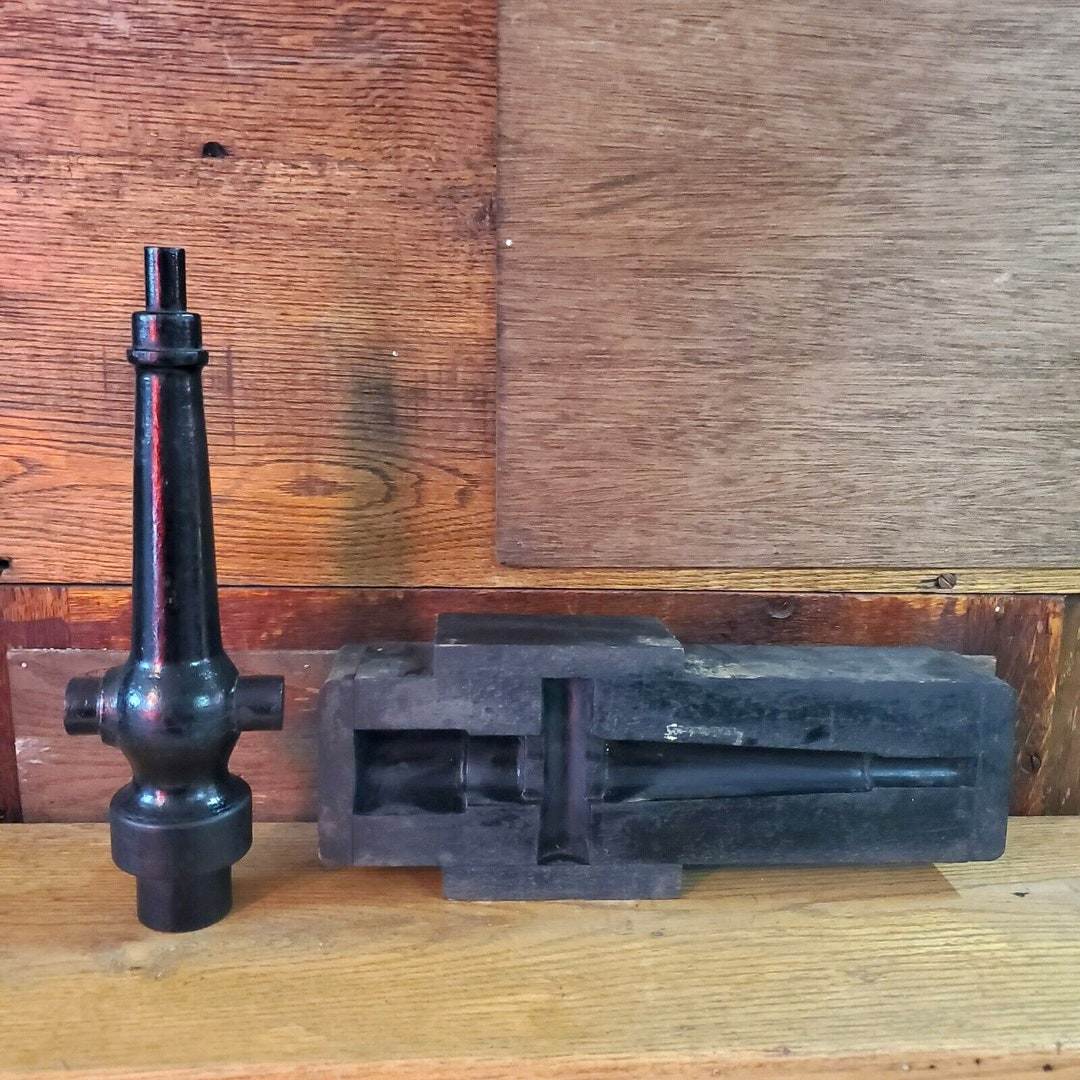 RARE FIRE NOZZLE Core Box Wooden Mold & Sandcast Nozzle Mold ...